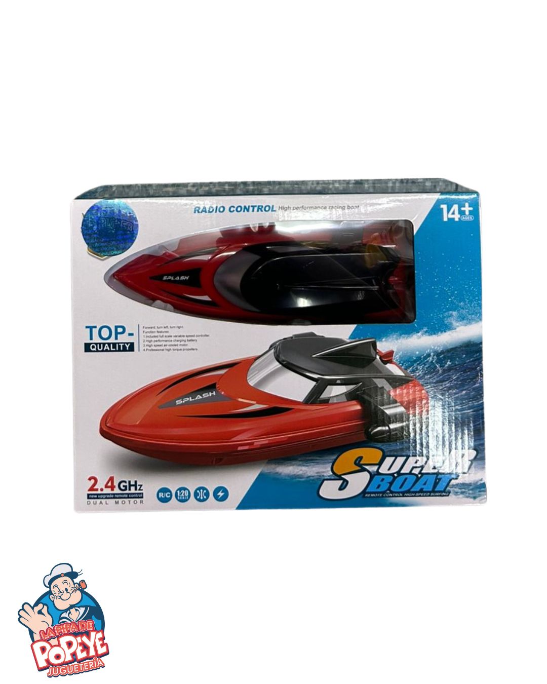 LANCHA A RADIO CONTROL SUPER BOAT ESCALA 1:20- VARIOS COLORES — LA PIPA ...