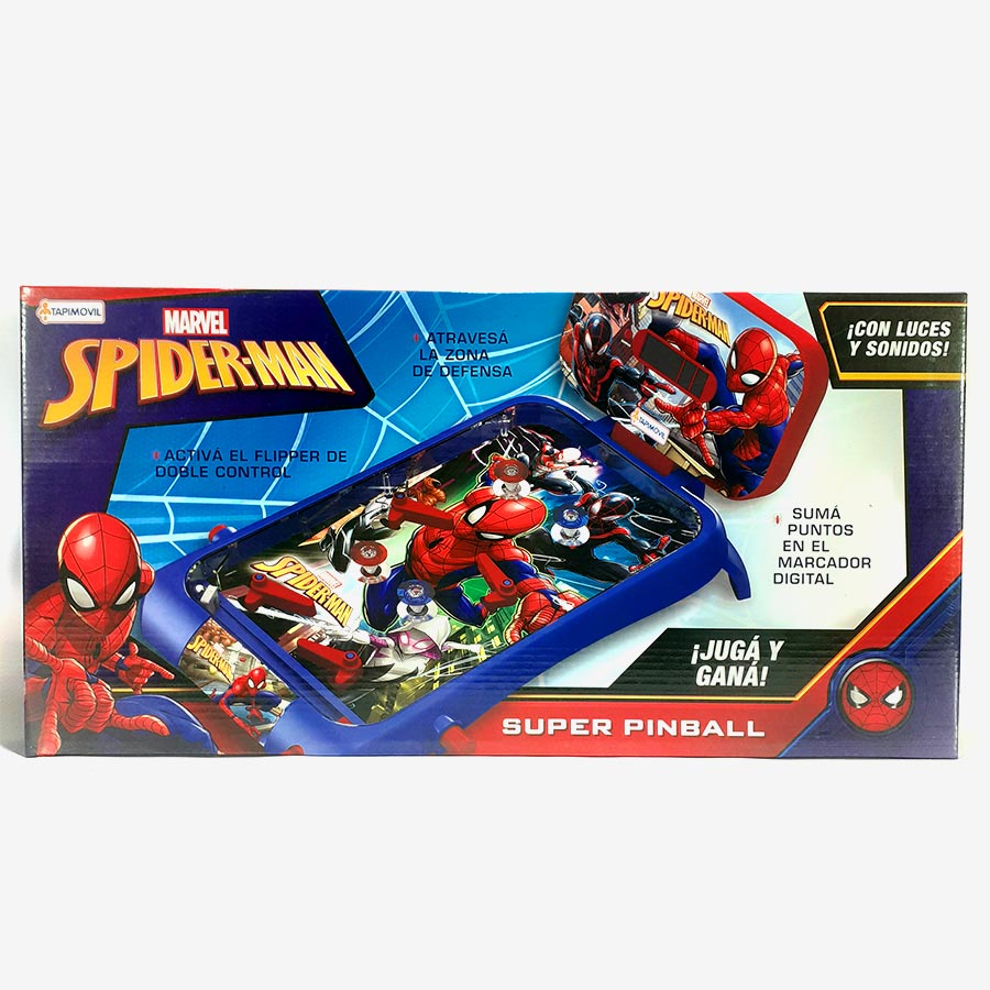 SUPER PINBALL CON LUCES Y SONIDOS PERSONAJES VARIOS — LA PIPA DE POPEYE